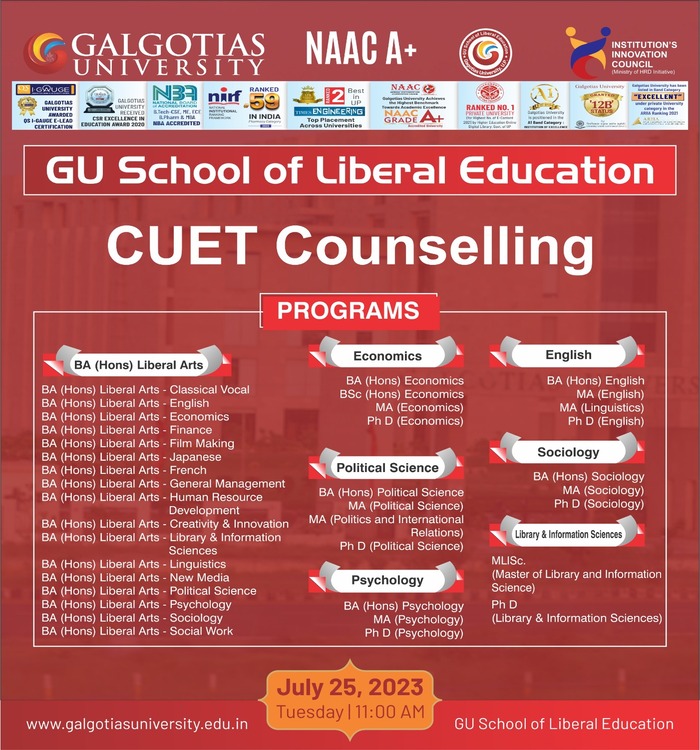 Under Graduate Programs | Galgotias University