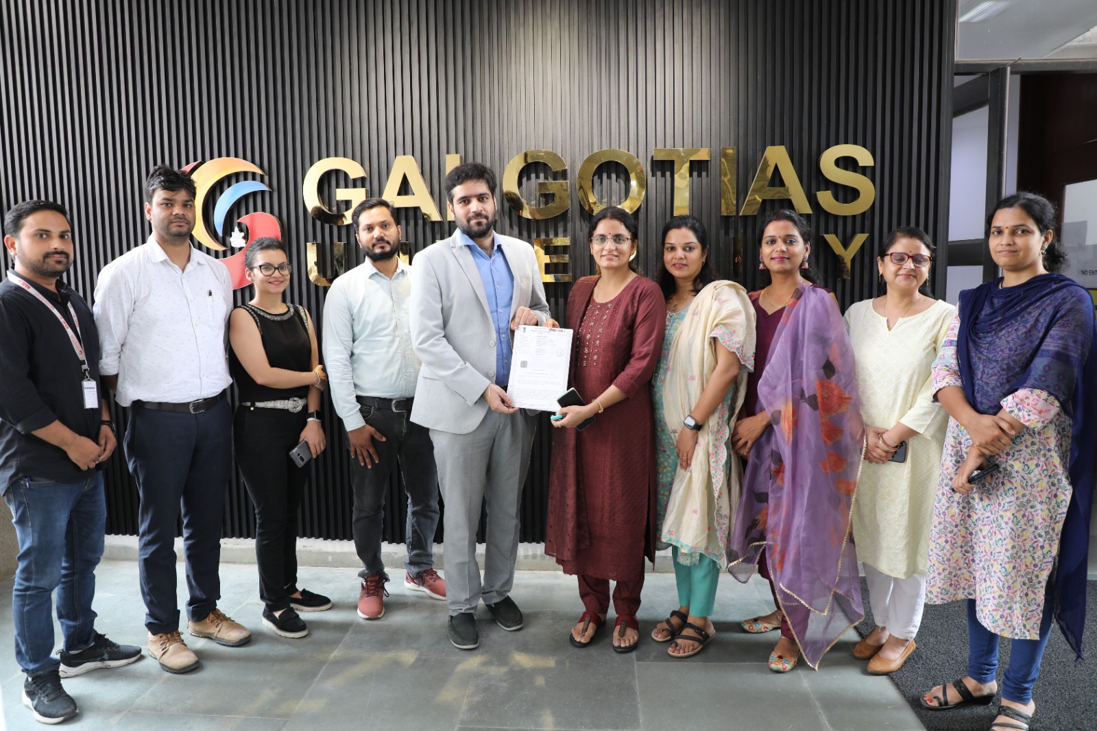 Mou between Galgotias University and Foresight Biotech Pvt. Ltd